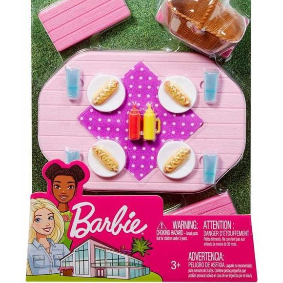Mattel | Toys | Barbie Picnic Table Set With Accessories Nib | Poshmark